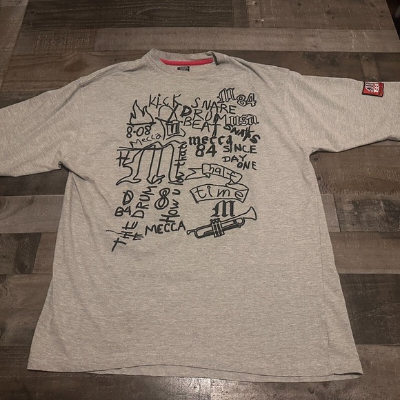 mecca | Shirts | Vintage Mecca Shirt Mens Xxl Gray 9s Y2k Baggy Hip Hop ...